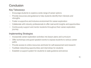 Navigating Pathways to Success: Guiding Students Through Career ...