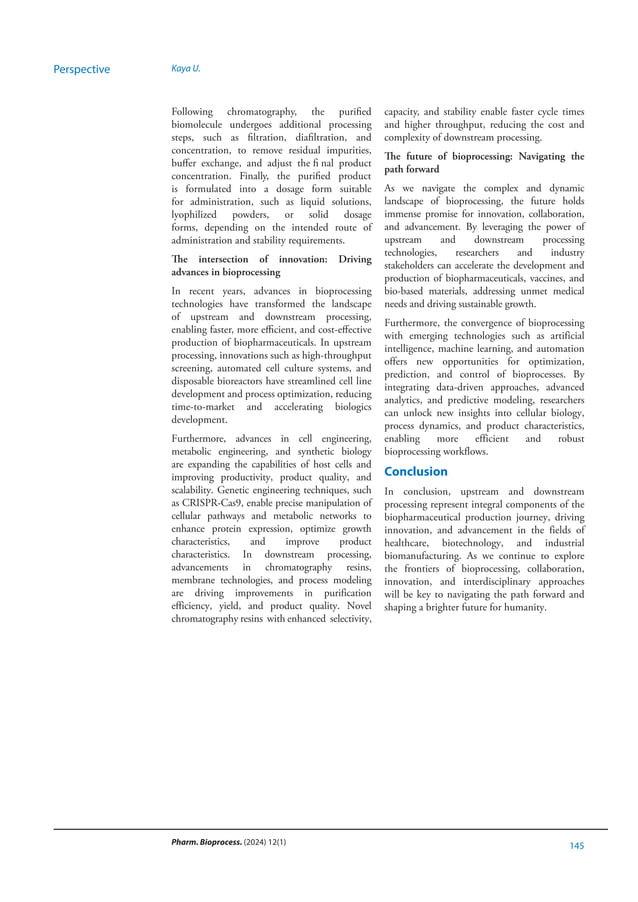 Navigating The Bioprocessing Journey Exploring Upstream And Downstream Processingpdf