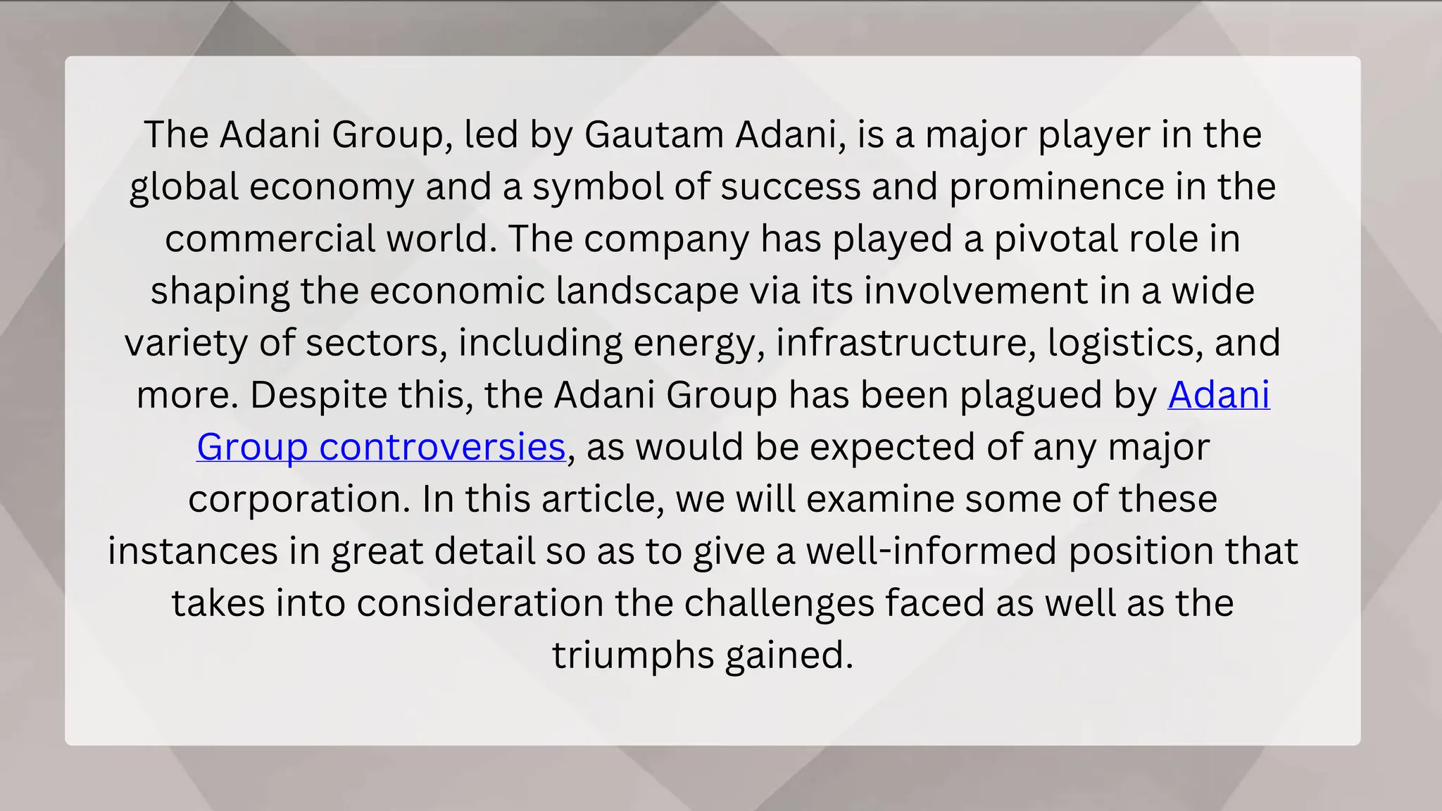 Navigating Adani Group’s Controversial Moments.pptx