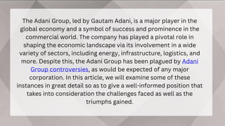 Navigating Adani Group’s Controversial Moments.pptx