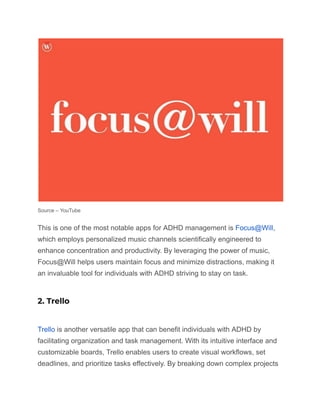 Apps for ADHD Management: Navigating ADHD with Technology | CIO Women ...
