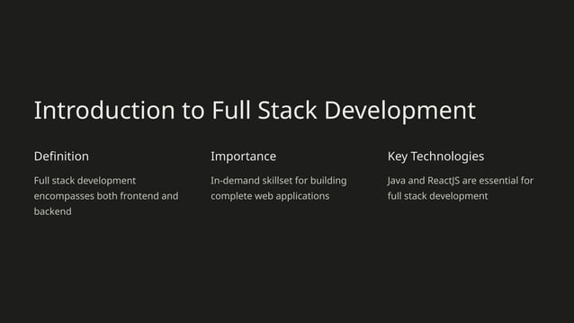 Navigating a Full Stack Developer Course with Java and ReactJS.pptx.pptx
