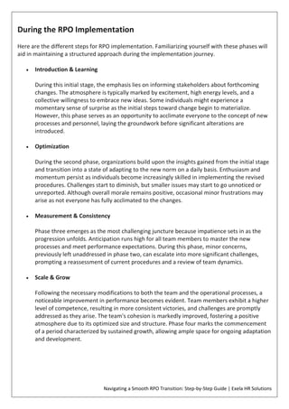 Navigating a Smooth RPO Transition: Step-by-Step Guide | PDF
