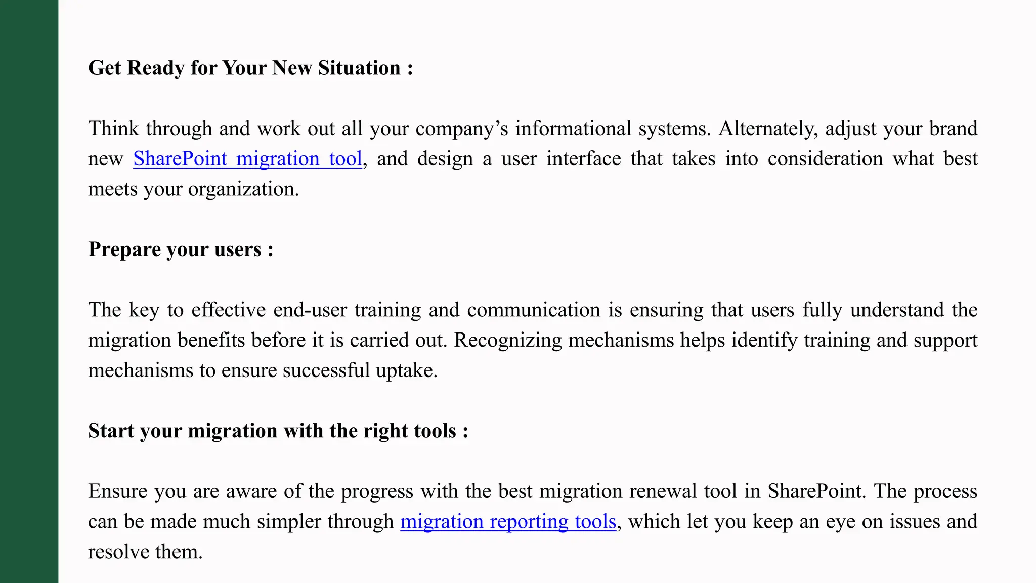 Navigating a Super Smooth SharePoint Migration Process.pptx | Computer Software and Applications ...