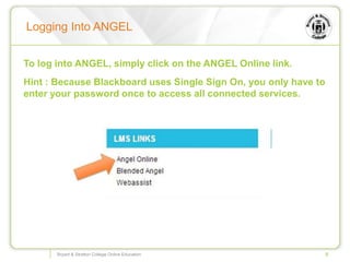 Navigating Blackboard 101 | PPTX | College Education | Education