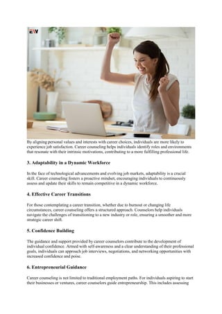 Career Counseling: The Importance and Impact of Counseling | Enterprise ...