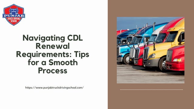 Navigating CDL Renewal Requirements: Tips for a Smooth Process | PDF