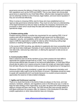 Navigating CDO Hiring Key Traits to Look for in a Chief Data Officer ...