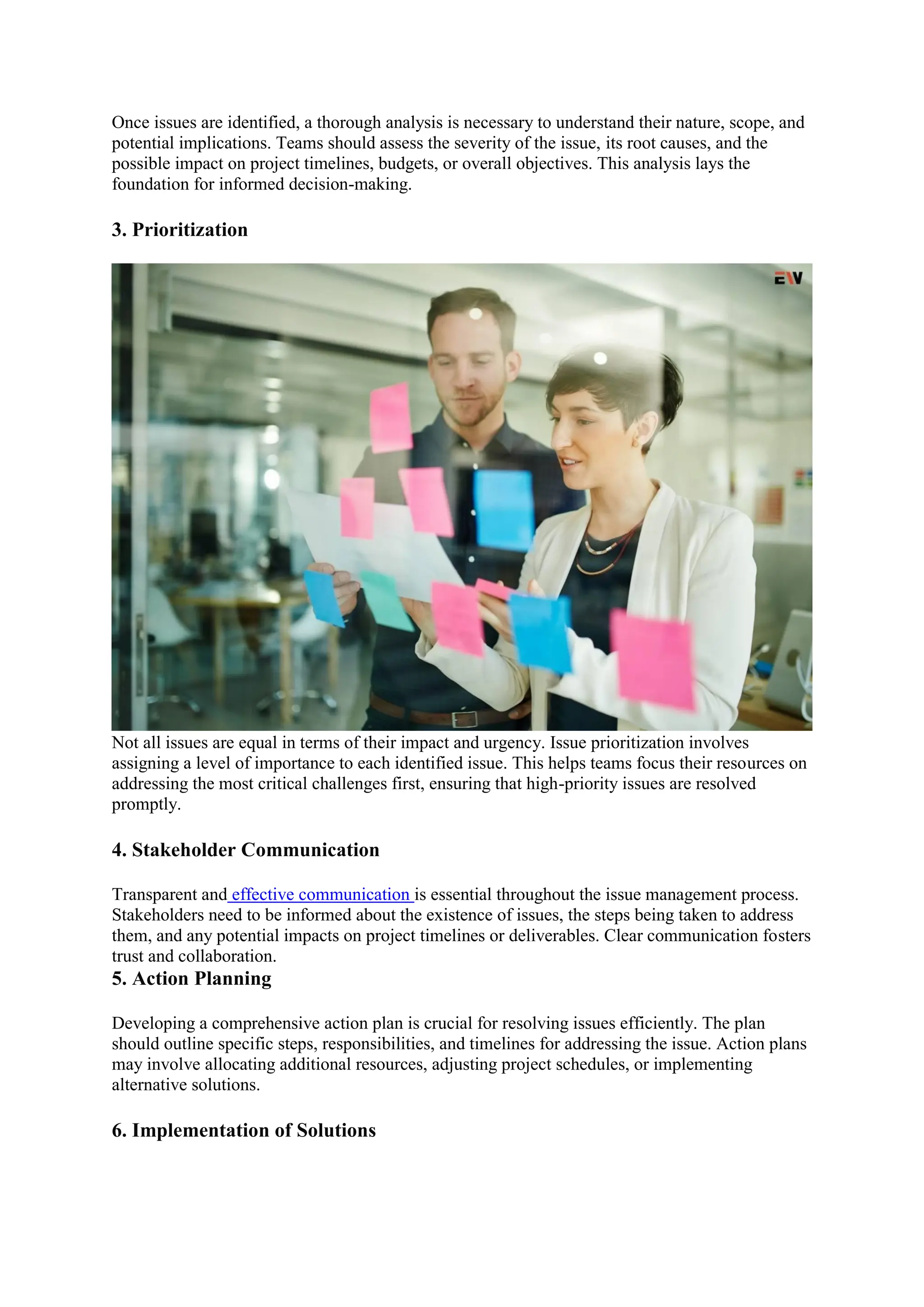 Issue Management: A Comprehensive Guide | Enterprise Wired | PDF