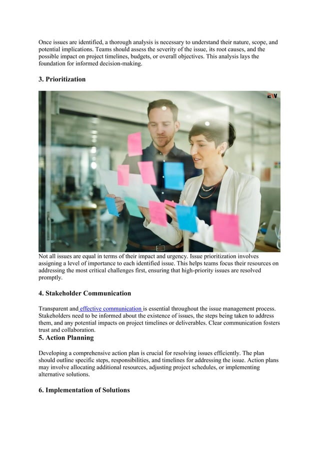 Issue Management: A Comprehensive Guide | Enterprise Wired | PDF