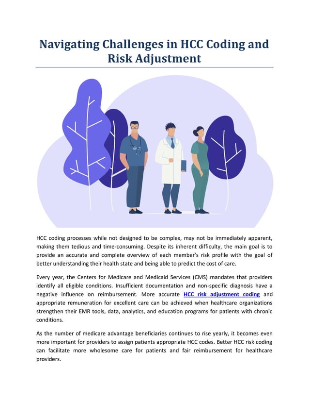 Navigating Challenges In Hcc Coding And Risk Adjustment Pdf