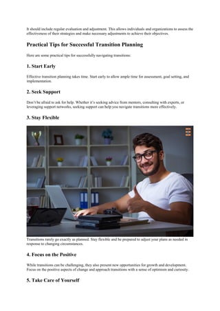 Navigating Change: The Essential Guide to Transition Planning | PDF ...