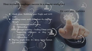 Navigating change in a remote workplace | PPT