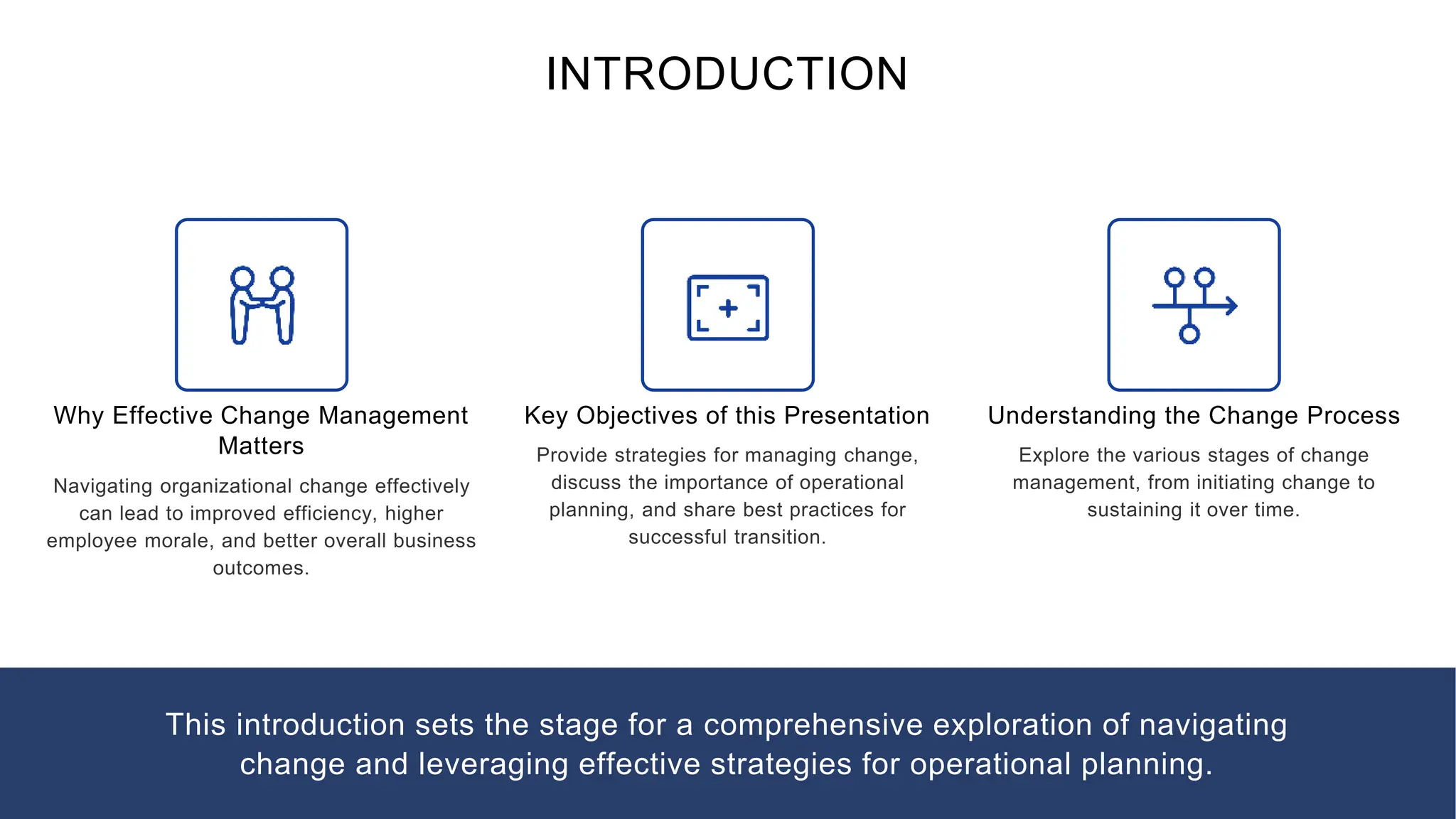 Navigating Change Strategies for Effective Transition and Operational ...