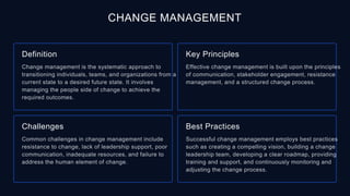 Navigating Change Strategies for Effective Transition and Operational ...