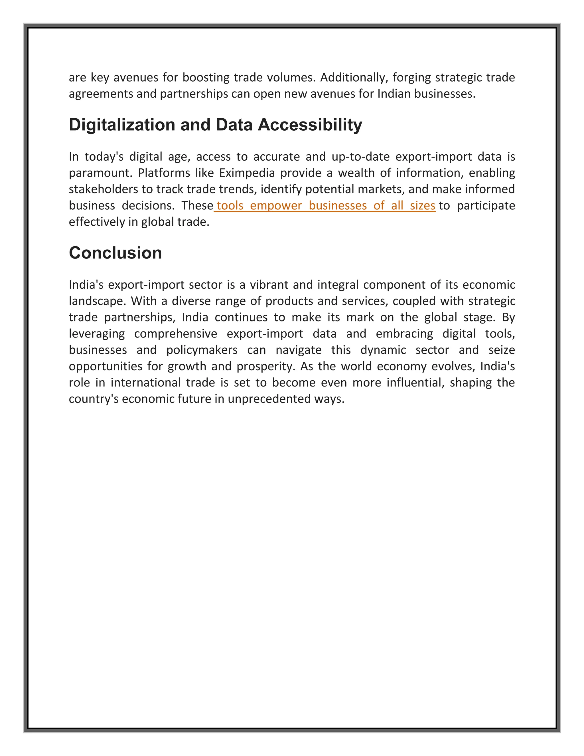 Navigating India's Export-Import Landscape A Comprehensive Overview | PDF