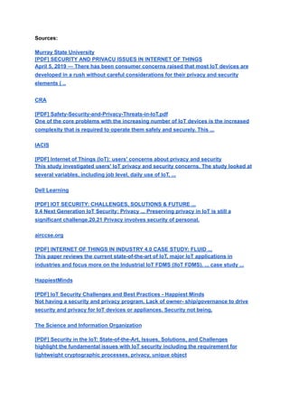 Navigating IoT Challenges_ Ensuring Security and Privacy in a Connected World | PDF