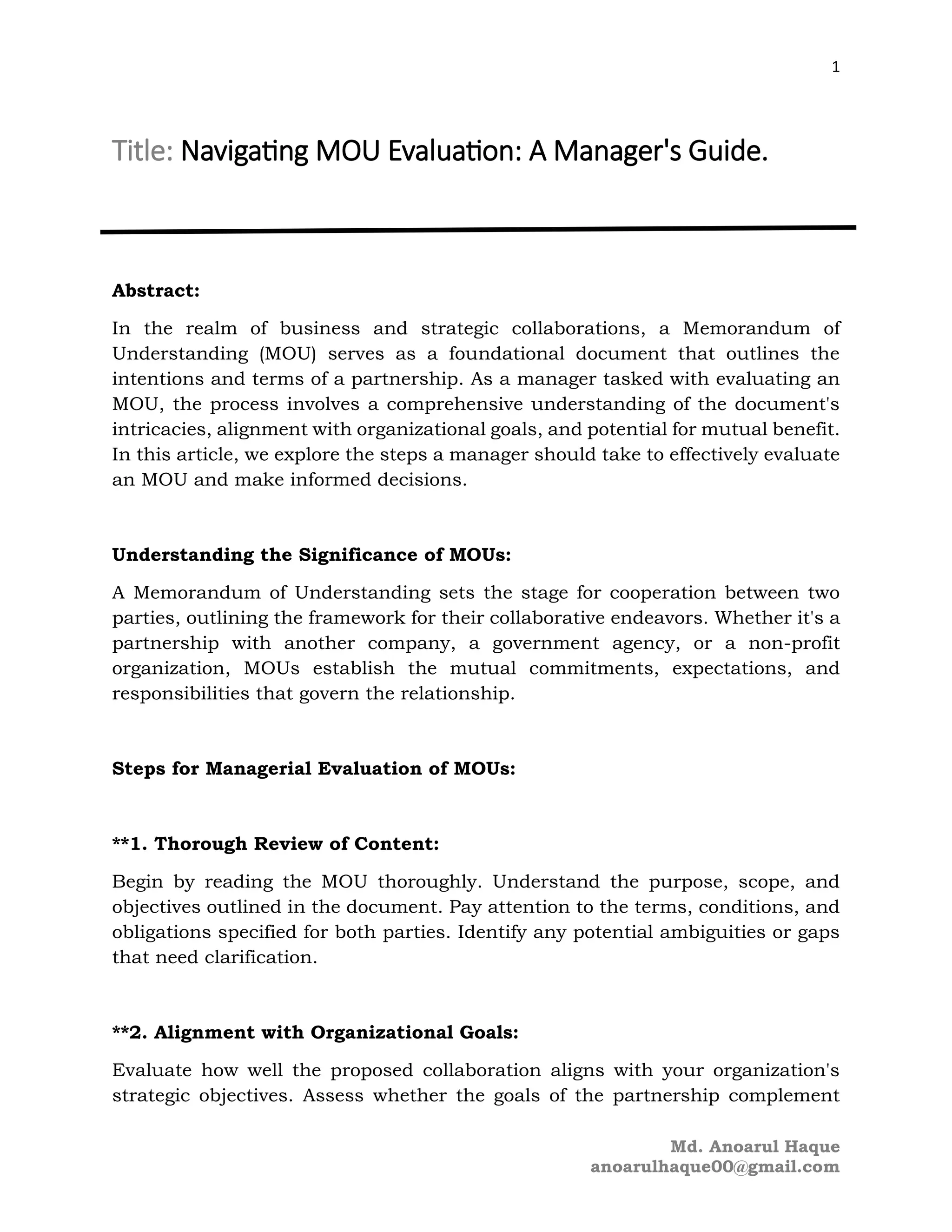 Navigating MOU Evaluation & A Manager's Guide.docx