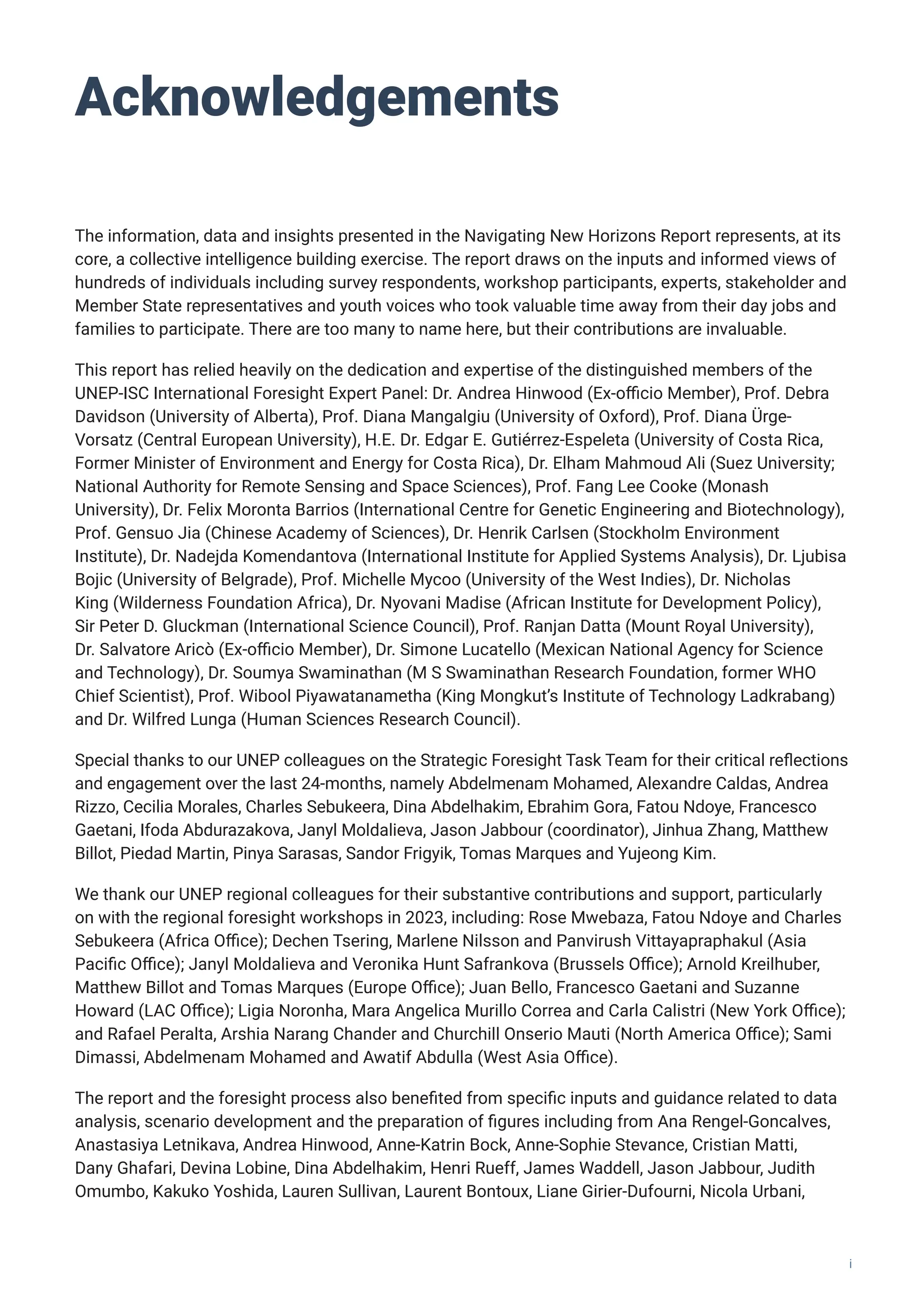 UNEP Report: Navigating New Horizons 2024 | PDF