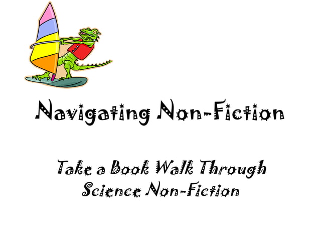 Navigating non fiction | PPT