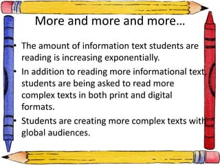 Navigating Nonfiction Reading and Writing | PPTX