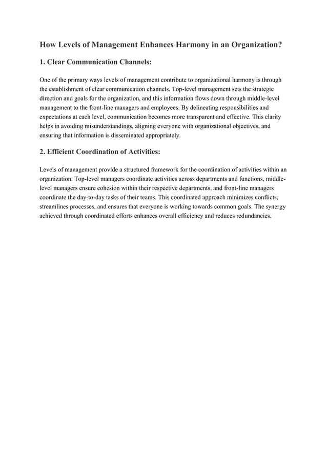 Navigating Organizational Hierarchy Understanding the Levels of ...