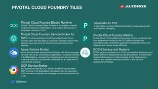 Navigating the Ecosystem of Pivotal Cloud Foundry Tiles | PPTX