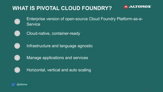 Navigating the Ecosystem of Pivotal Cloud Foundry Tiles | PPTX