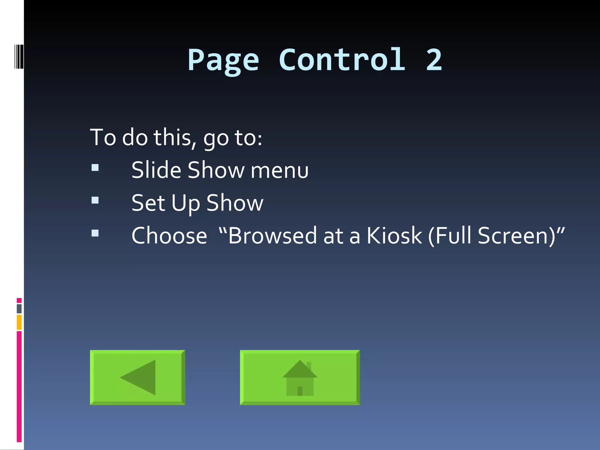 Navigating powerpoint | PPT