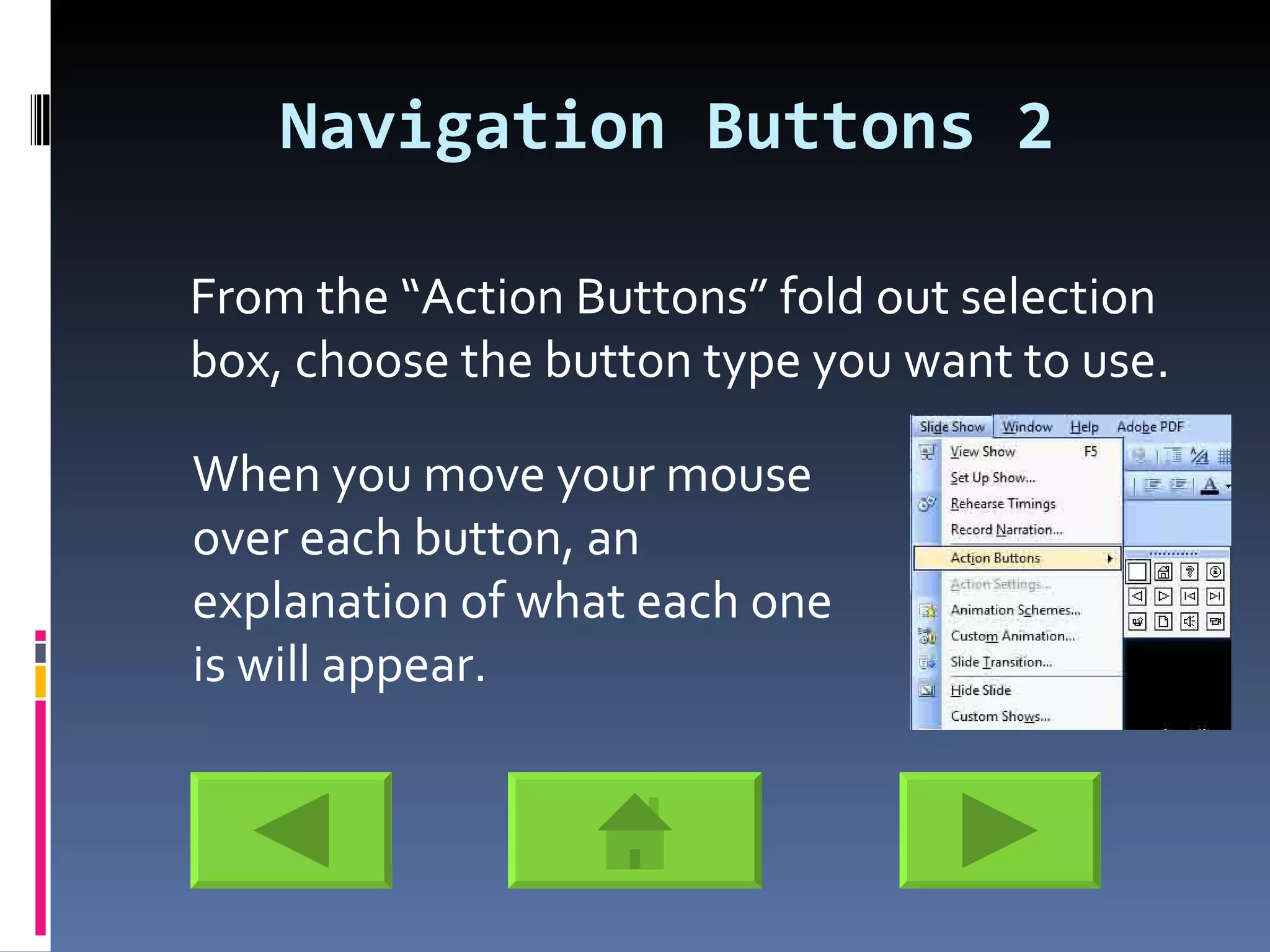 Navigating powerpoint | PPT