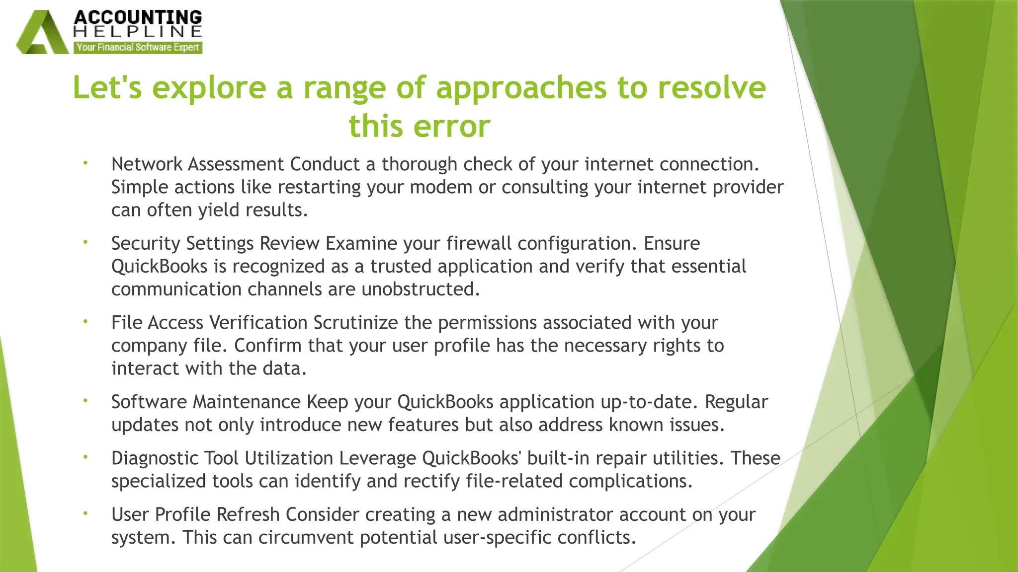 QuickBooks Error 103 – Causes and Step-by-Step Fix | PPTX