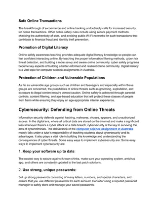 Navigating Safely in Cyberspace_ A Guide to Internet Safety and ...