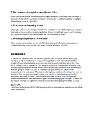 Navigating Safely in Cyberspace_ A Guide to Internet Safety and ...