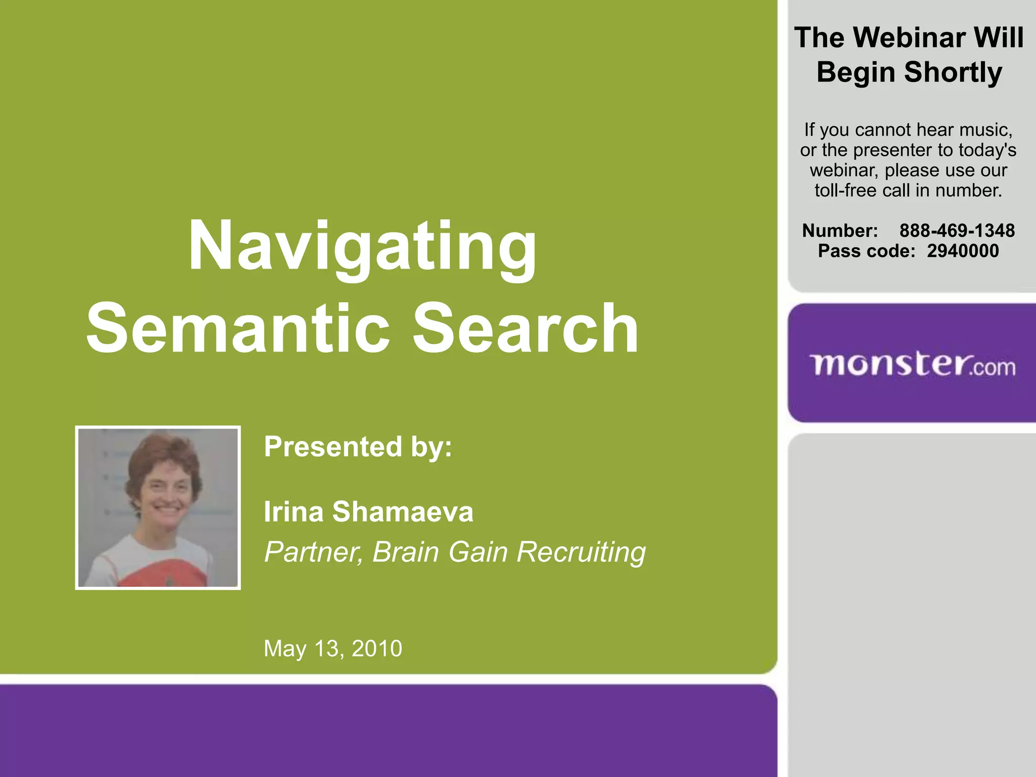Navigating Semantic Search | PPT