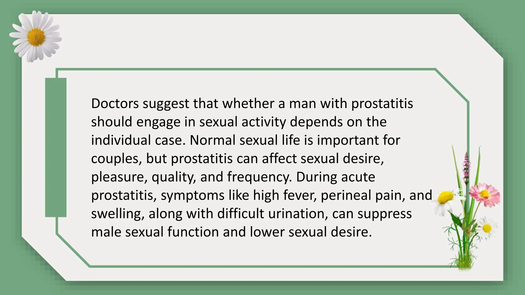 Navigating Sexual Health with Prostatitis- How Do You Live Sexual Life | PPTX