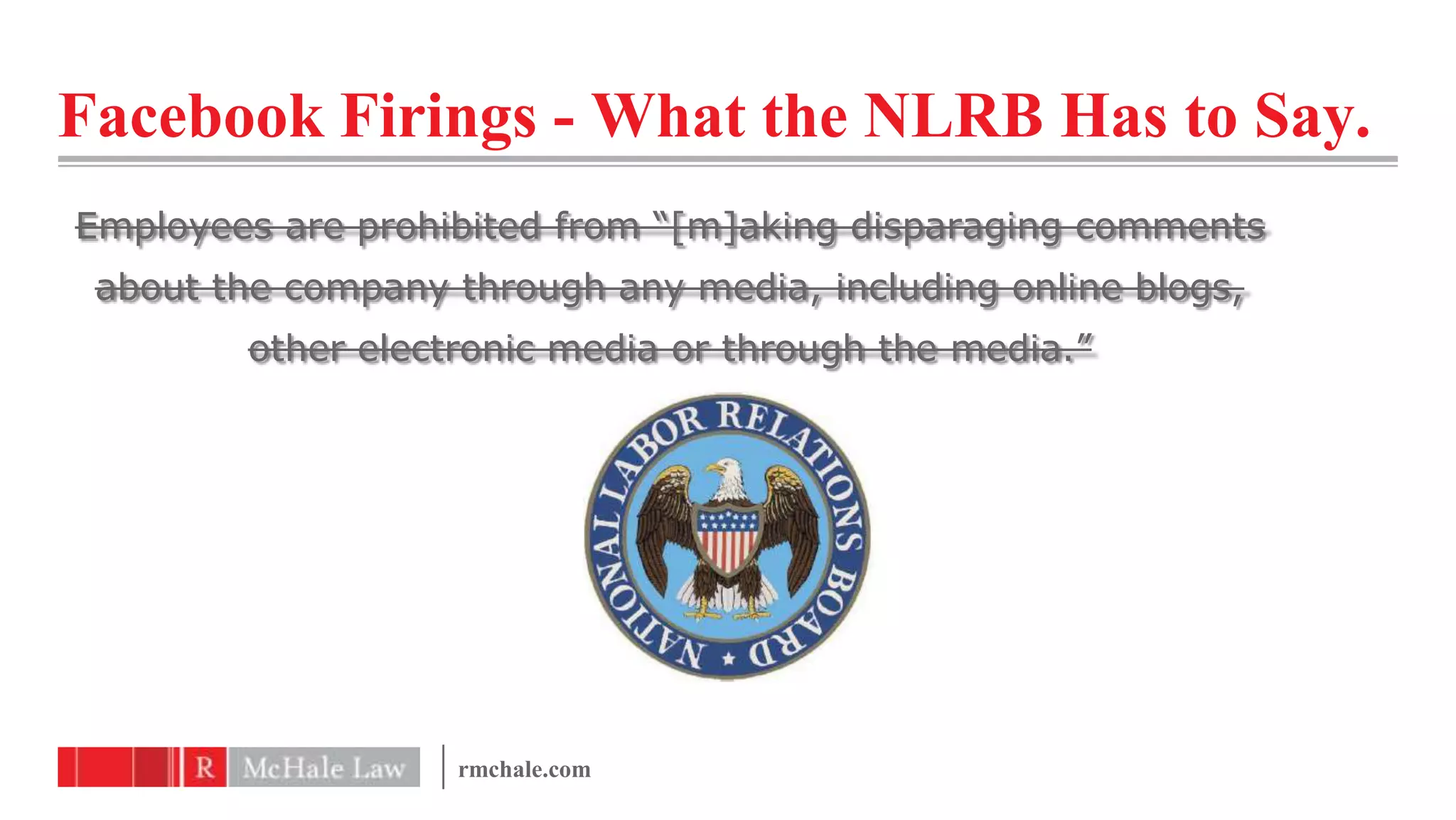 Navigating Social Media Legal Risks Featuring Author Robert McHale | PPTX
