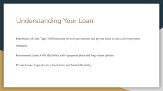 Navigating Student Loan Repayment System | PDF