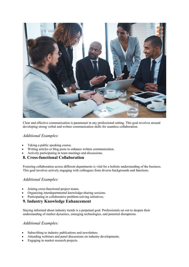 10 Best Examples of Career Development Goals | Future Education ...