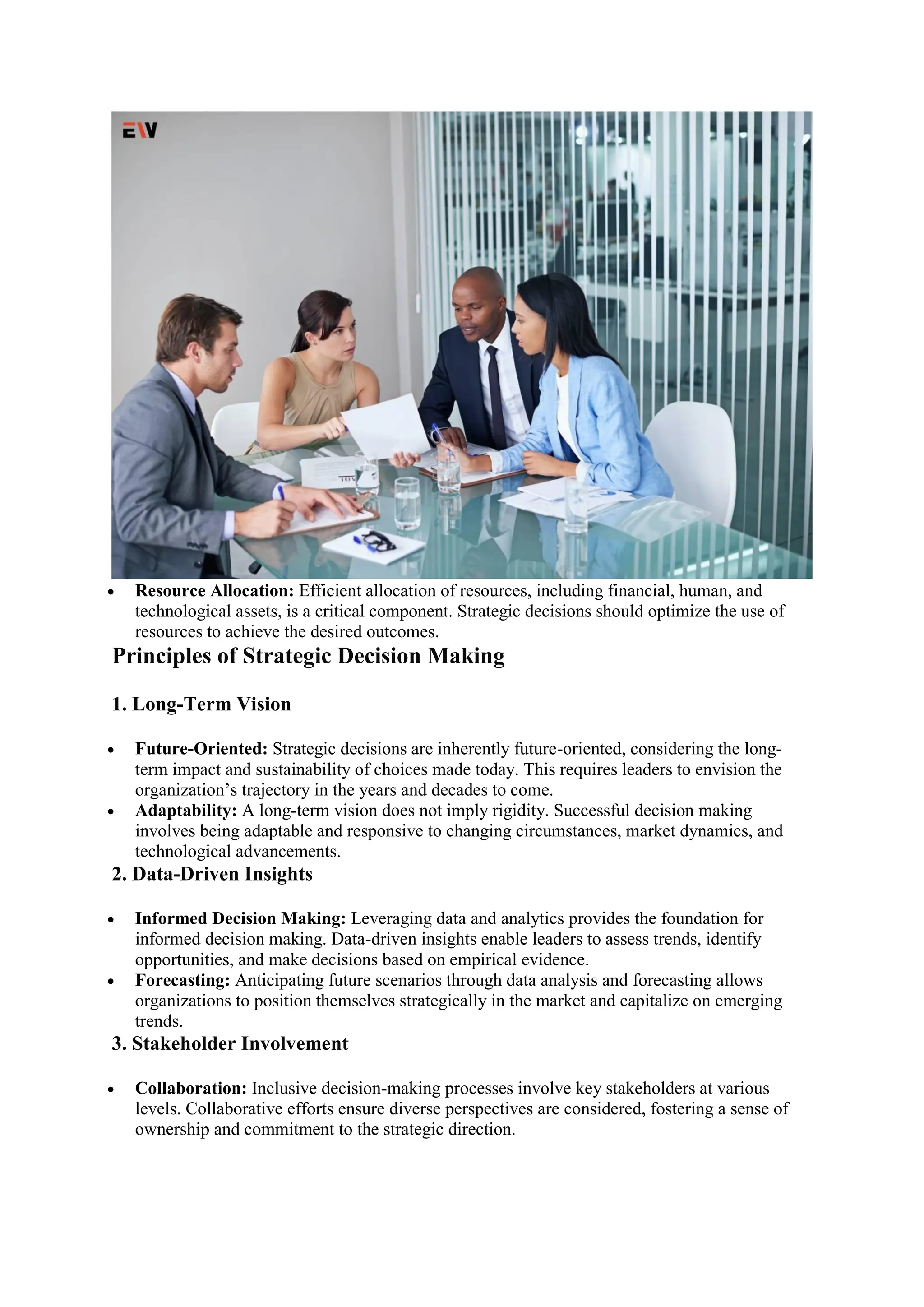 Navigating Success: The Art of Strategic Decision Making | Enterprise Wired | PDF