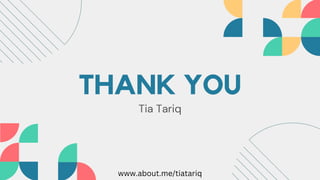Understanding Entrepreneurship: Tips from Tia Tariq | PDF