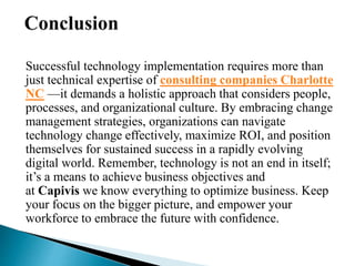 Navigating Technology Change: Strategies for Successful Implementation ...