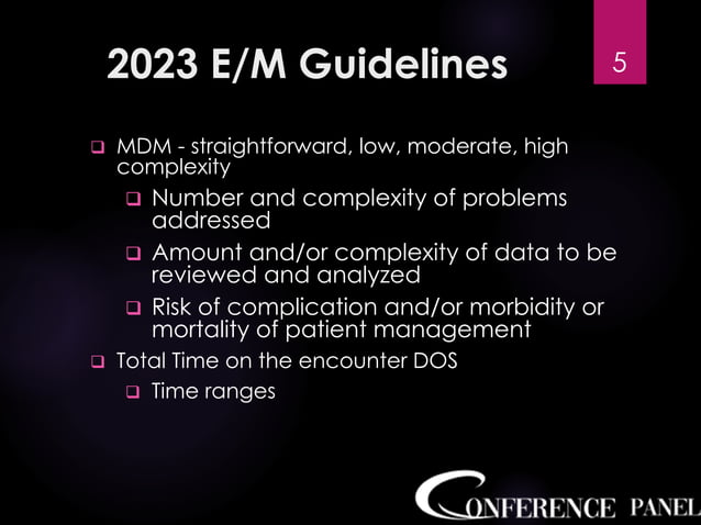 2023 Evaluation and Management (E/M) Guideline Changes Webinar | PDF | Healthcare Industry ...