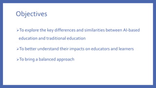 Navigating the AI Era: A Comparative Review of AI-Based Education and ...