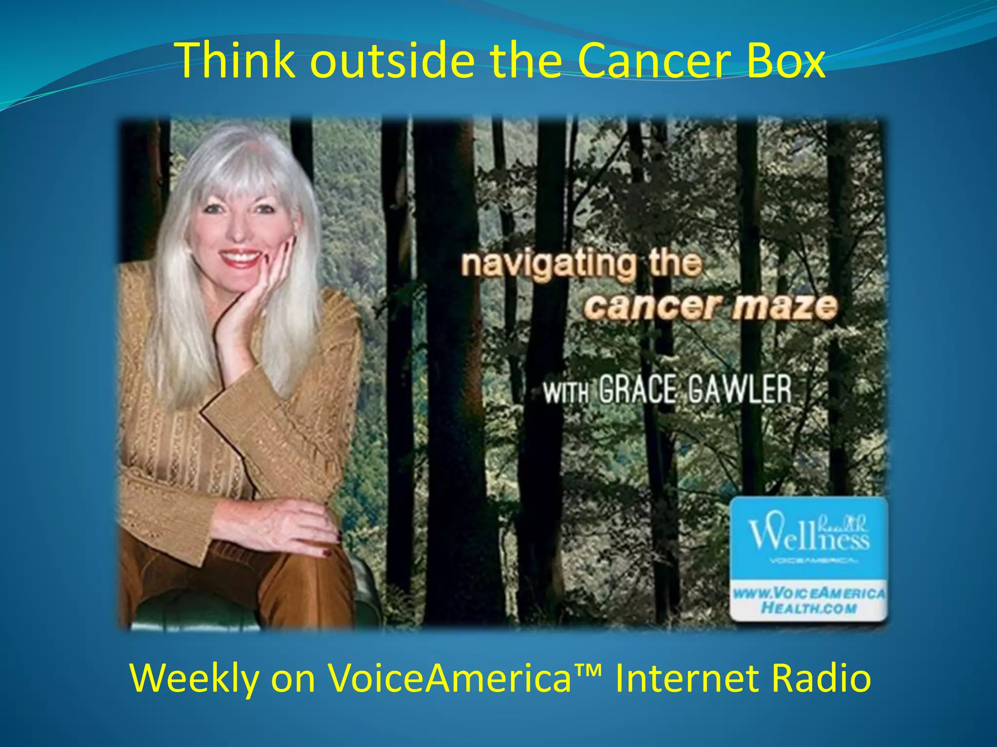 Navigating the cancer maze 7. Professor Rajiv Khanna with Grace Gawler ...