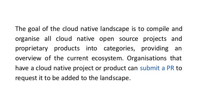 Navigating the CNCF landscape, the right way | PDF
