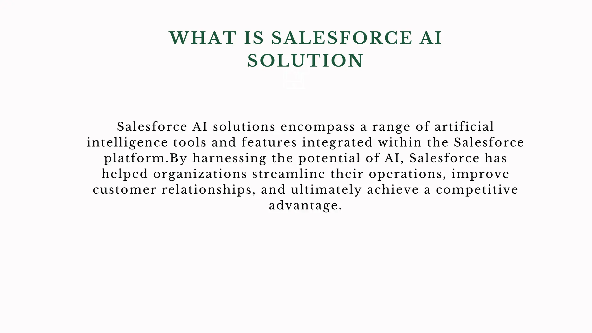 Navigating the Competitive Landscape with Salesforce AI Solutions - QR ...