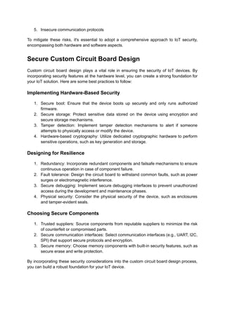 Navigating the Complexities of IoT Security_ Best Practices | PDF