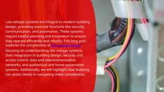 Navigating the Complexities of Low Voltage Design in Modern Buildings ...