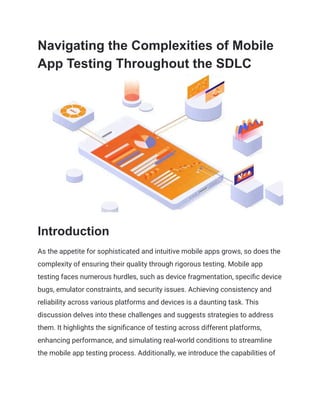Navigating the Complexities of Mobile App Testing Throughout the SDLC ...