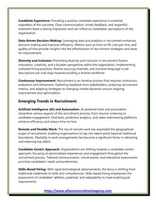 Navigating the Depths of Recruitment in Human Resource Management A ...